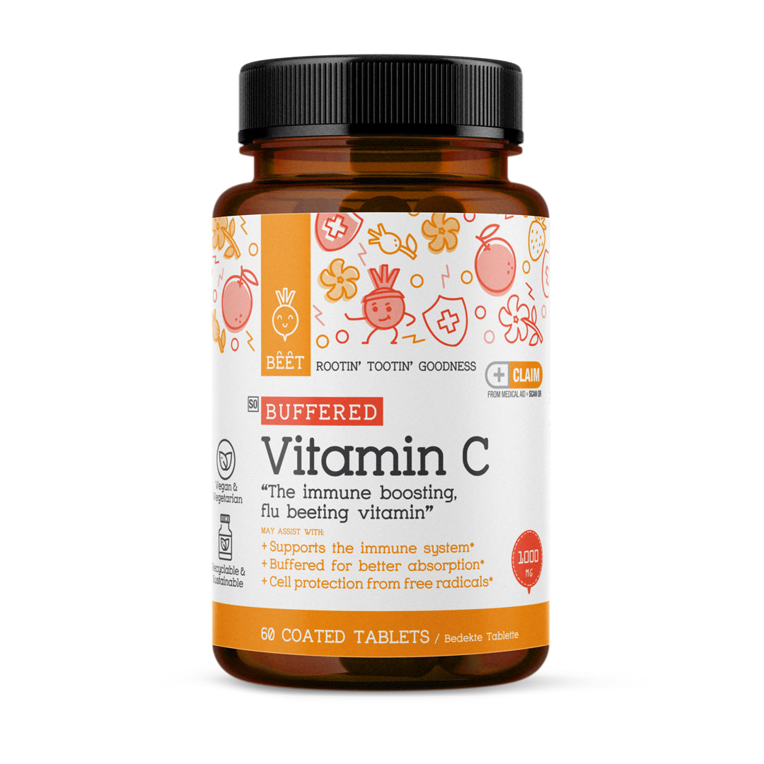 Vitamin C Buffered 60 Coated Tablets – BEET Goodness