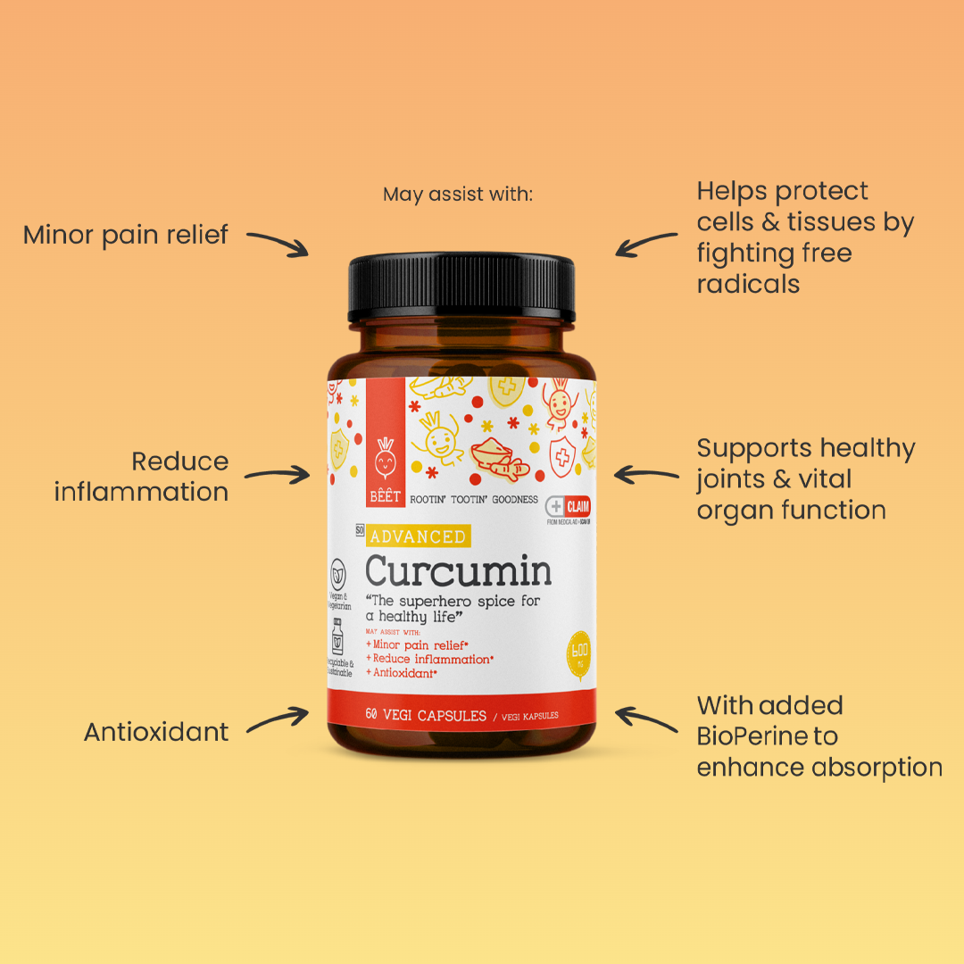 Curcumin Advanced 60 Vegi Capsules – BEET Goodness