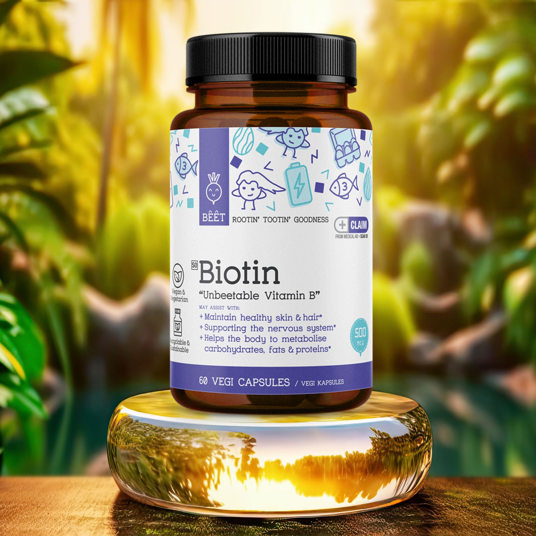 Biotin 60 Vegi Capsules – BEET Goodness