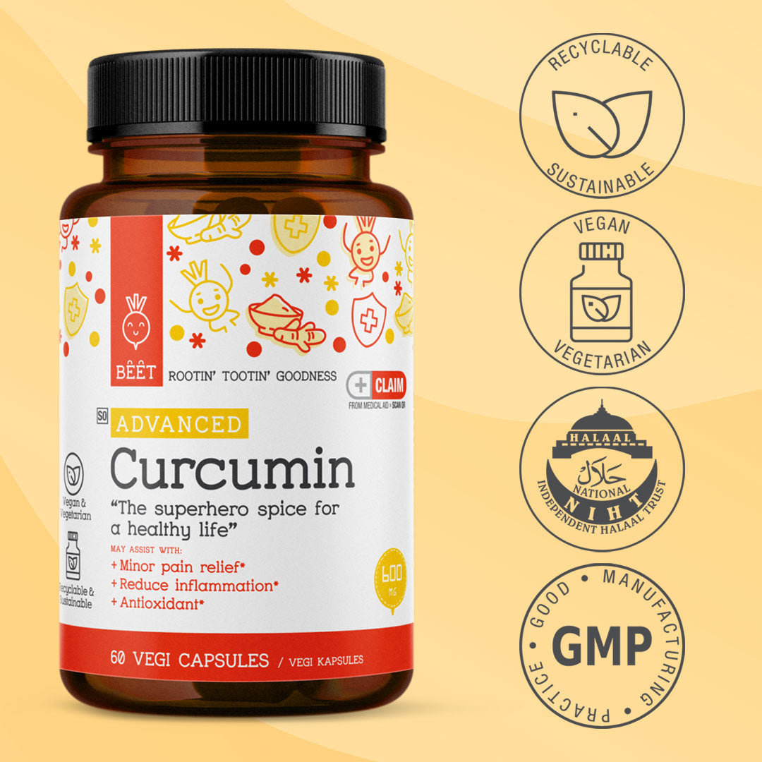 Curcumin Advanced 60 Vegi Capsules – BEET Goodness