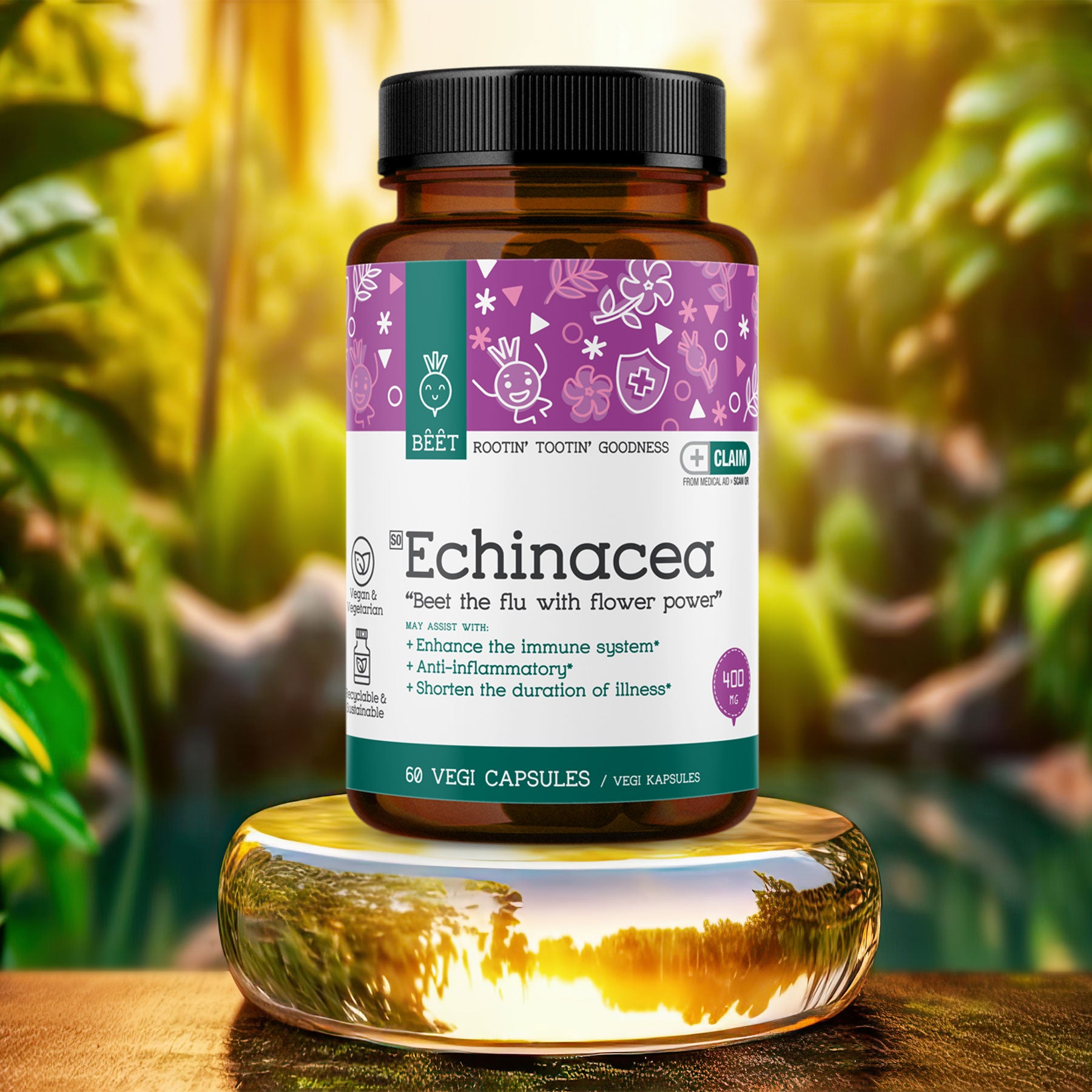 Echinacea 60 Vegi Capsules – BEET Goodness