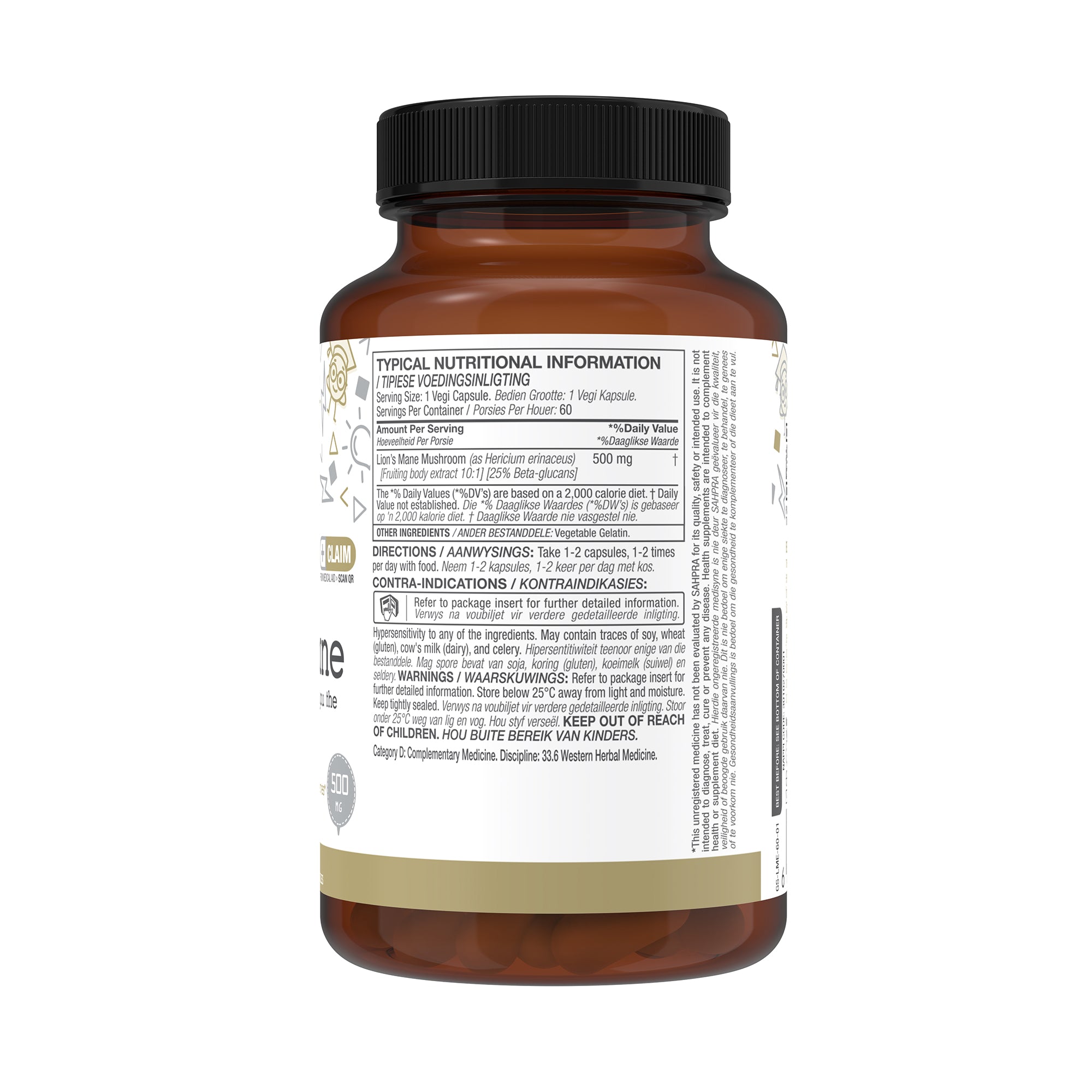 BEET Goodness Lion's Mane 60 Vegi Capsules