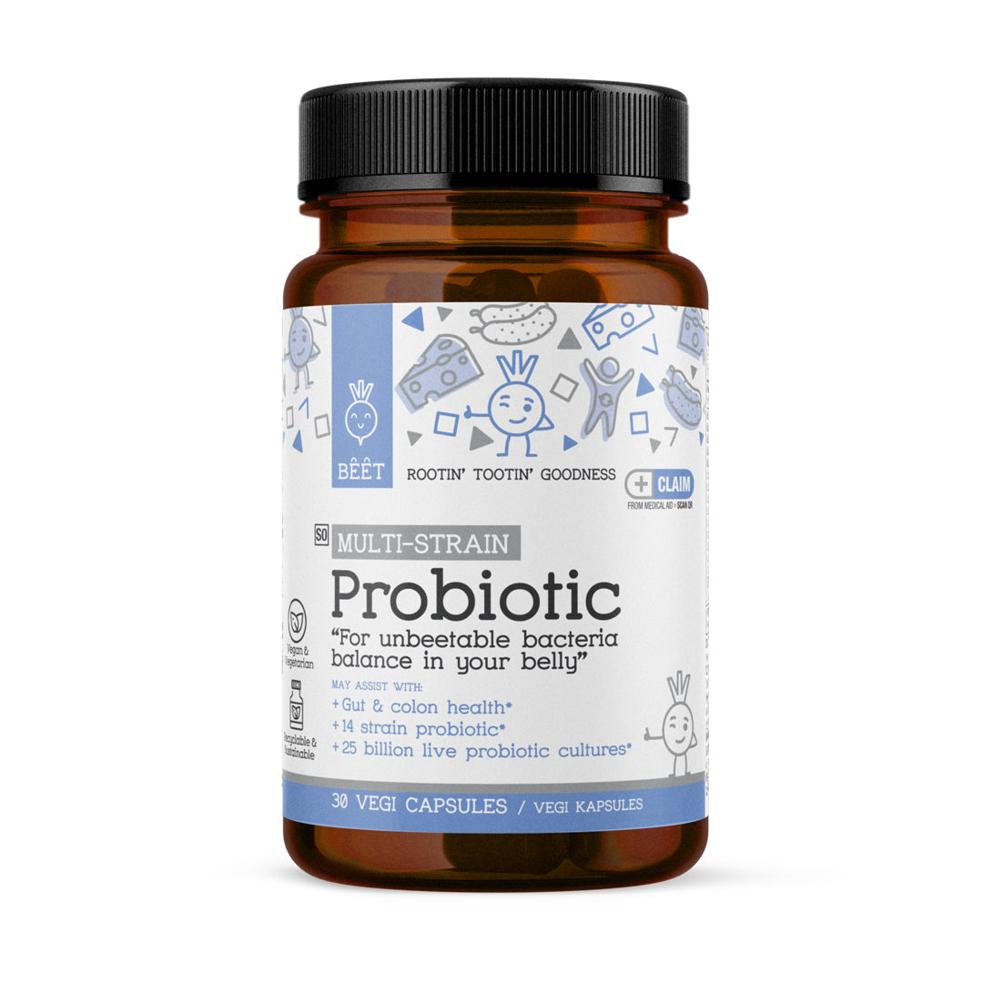 Probiotic Multi-Strain with 14 Strains & 25 Billion CFUs 30 Vegi Capsu ...