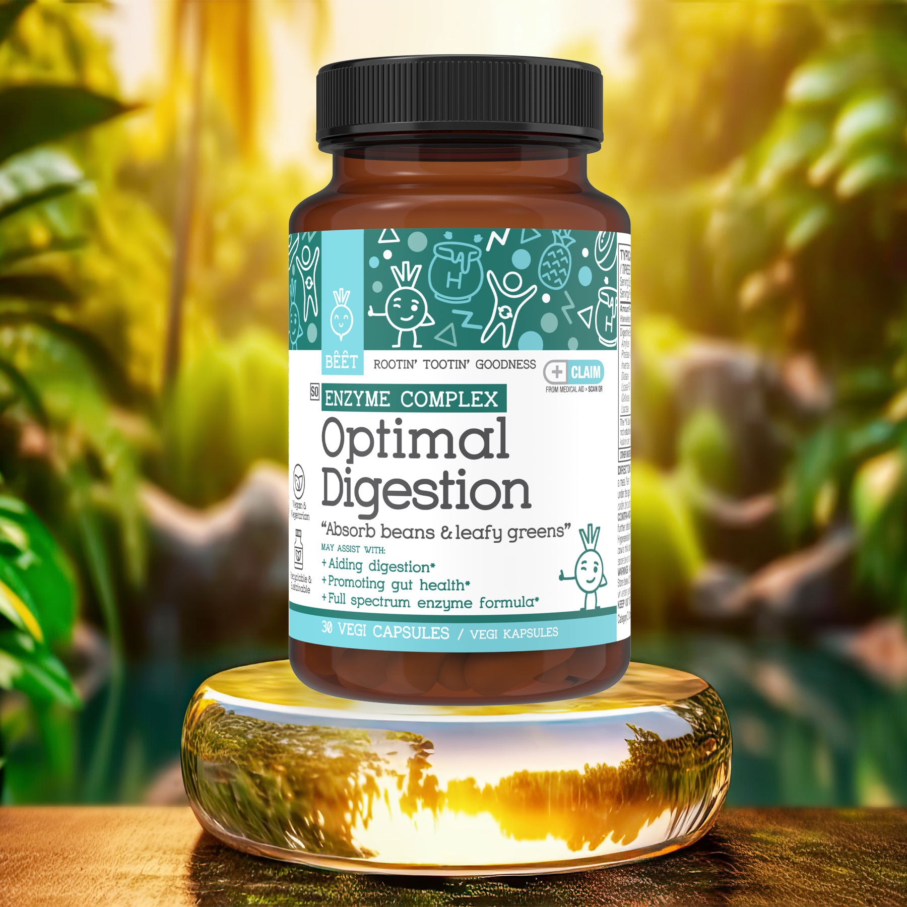 BEET Goodness Optimal Digestion 30 Vegi Capsules