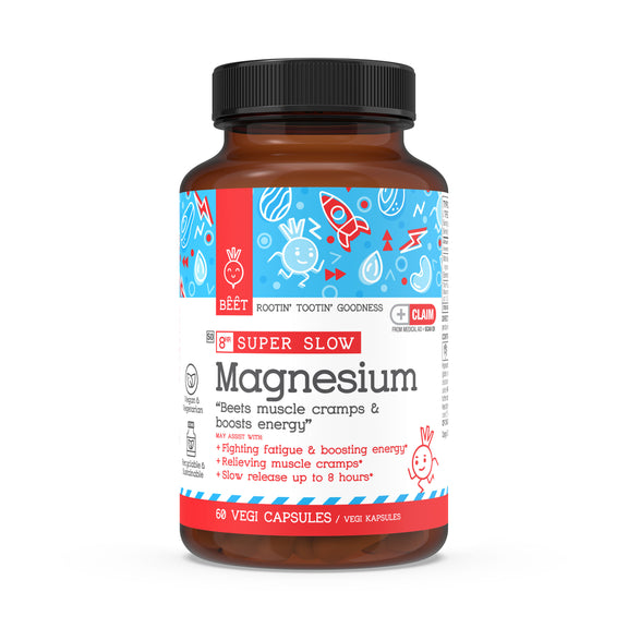 BEET Goodness Super Slow Magnesium 60 Vegi Capsules