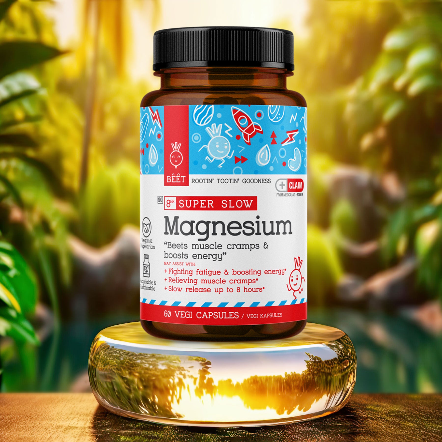 Super Slow Magnesium 8hr Release 60 Vegi Capsules – BEET Goodness