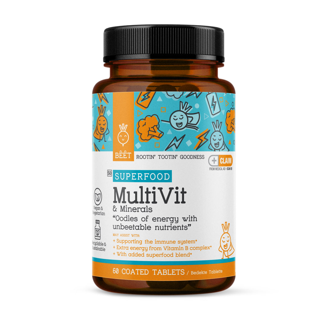Multivitamin & Minerals with Superfoods 200mg (Green Proprietary Blend ...
