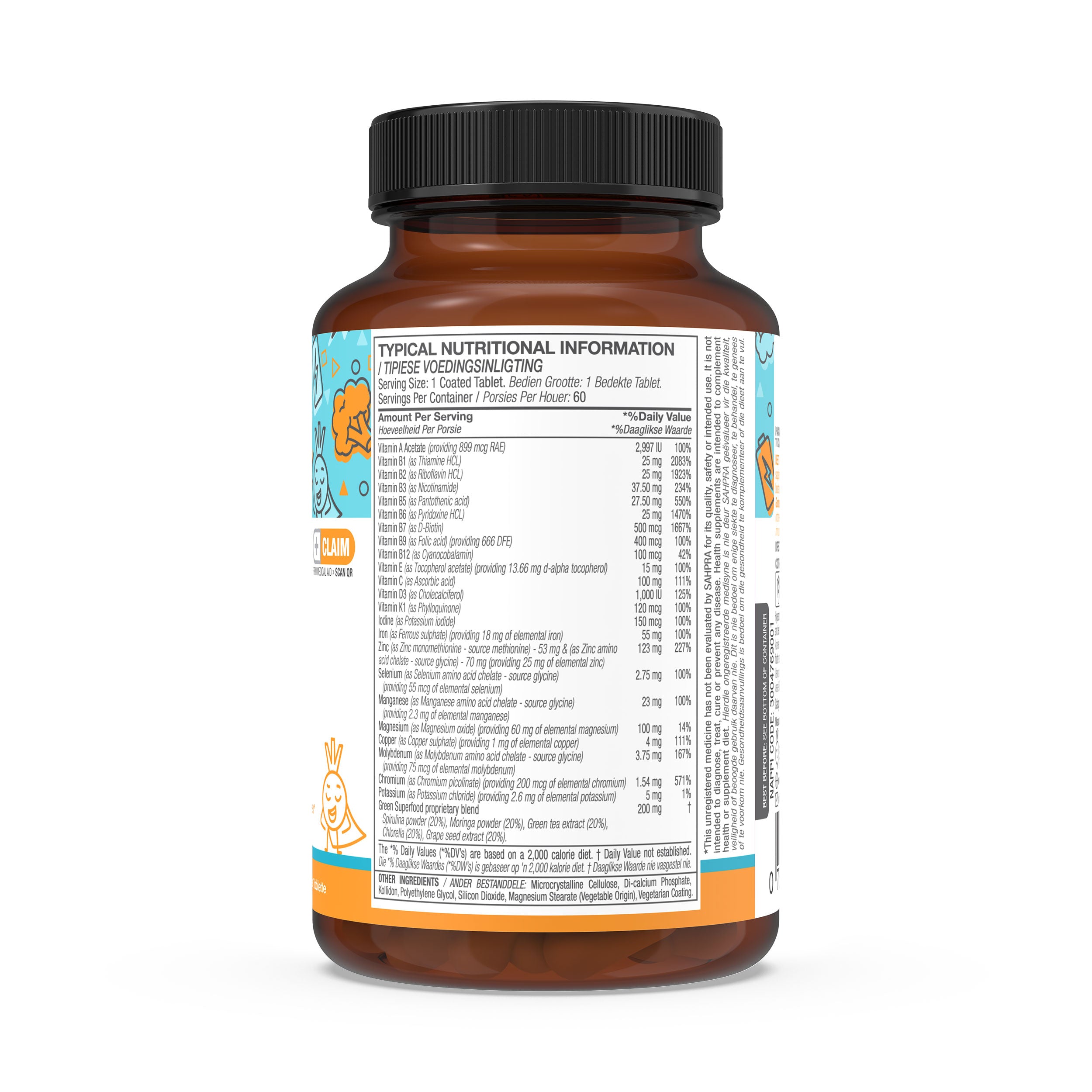 Superfood Multivitamin with Minerals 60 Coated Tablets – BEET Goodness