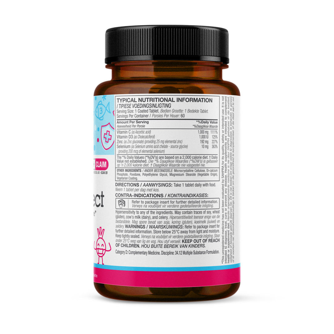 Viral Protect with Vitamin C 1000mg, D3 1000iu, Zinc 25mg & Selenium 2 ...