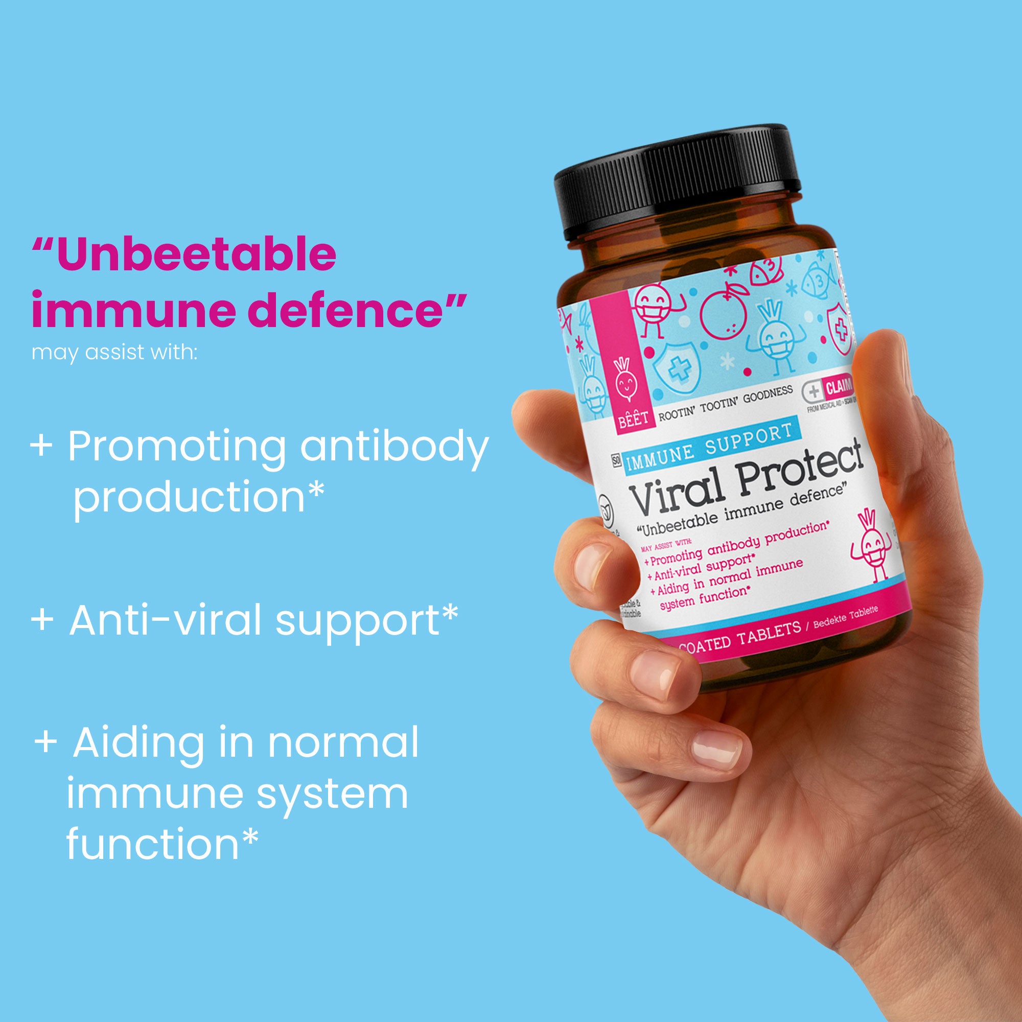 Viral Protect 60 Coated Tablets – BEET Goodness
